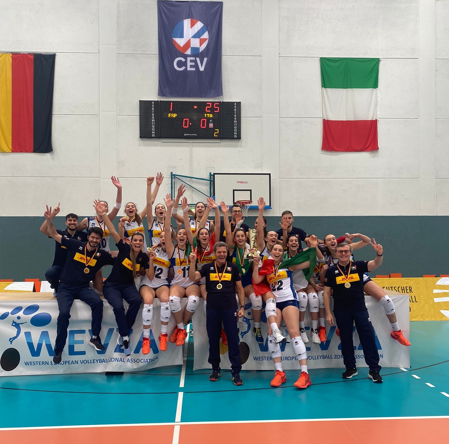 Torneo Wevza: l’Italia supera 3-0 la Spagna e conquista la qualificazione ai Campionati Europei ...